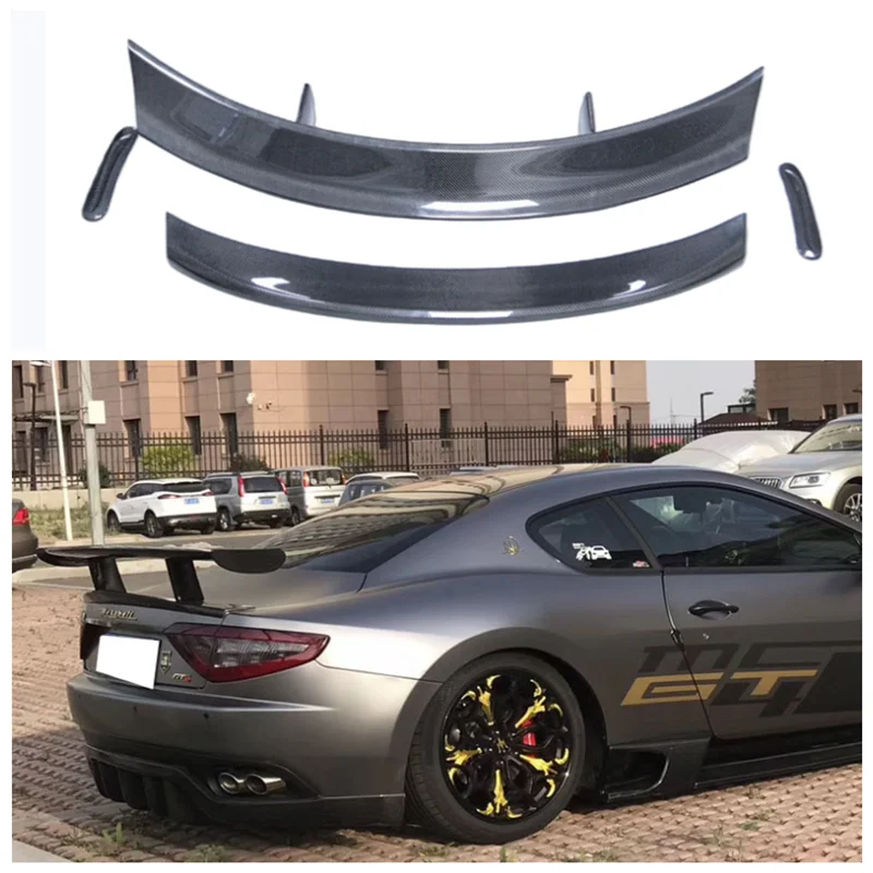 For-Maserati-GT-GC-GTS-2008-2018-Real-Carbon-Fiber-Primer-Car-Rear ...