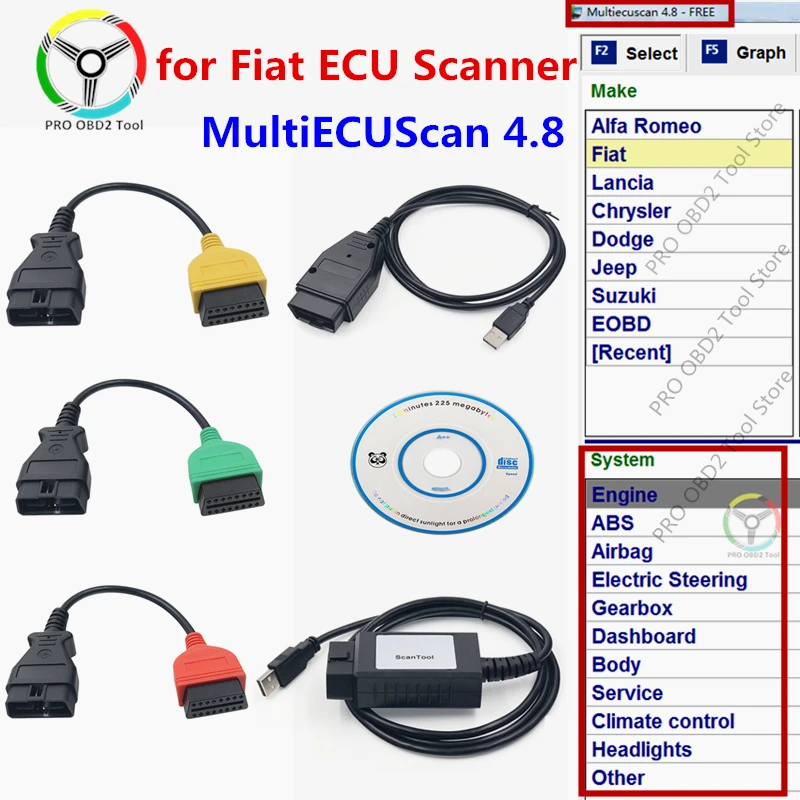 MultiECUScan-4-8-for-Fiat-ECU-Scanner-FiatECUScan-16-Adapter-for-Fiat ...
