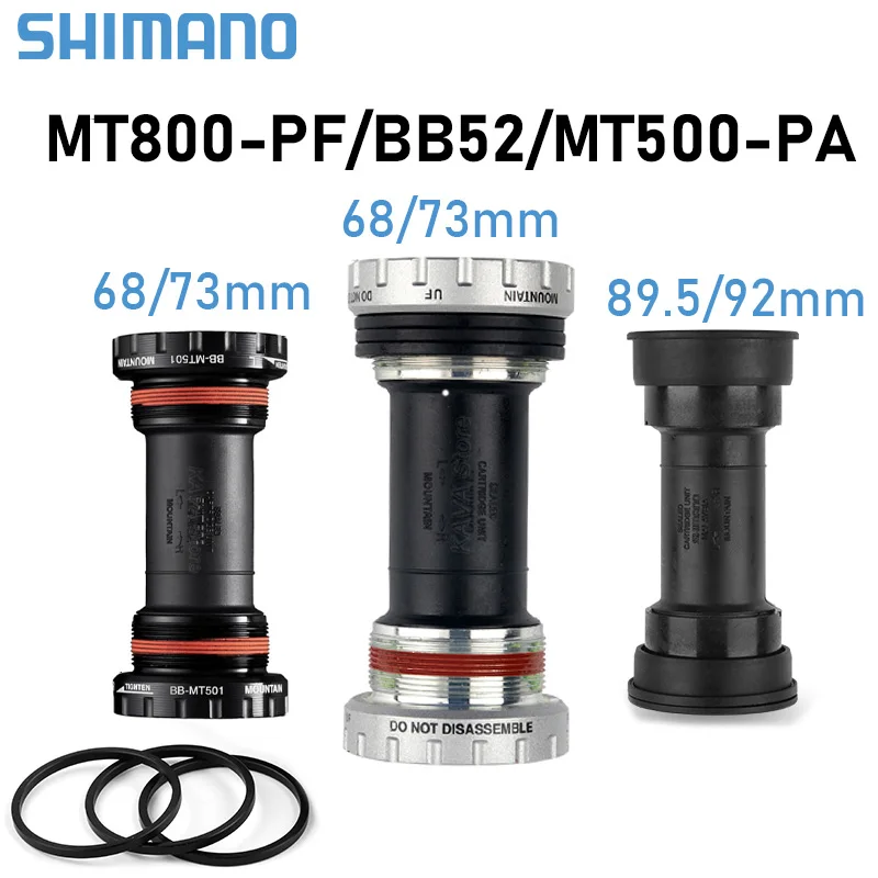 Shimano Deore XT MT800 BSA Bottom Bracket BB52 68/73mm Central Movement ...