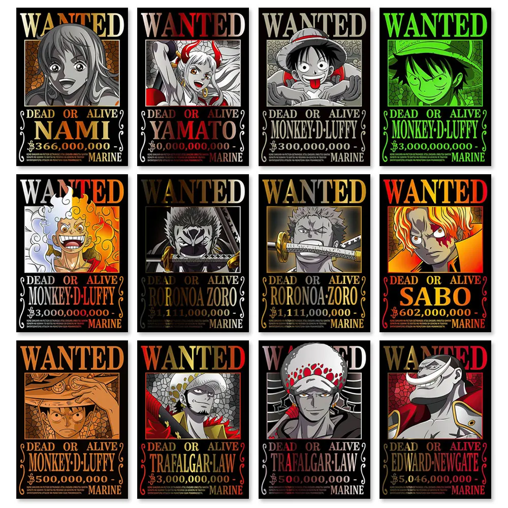 One Piece Luffys Crew Bounty