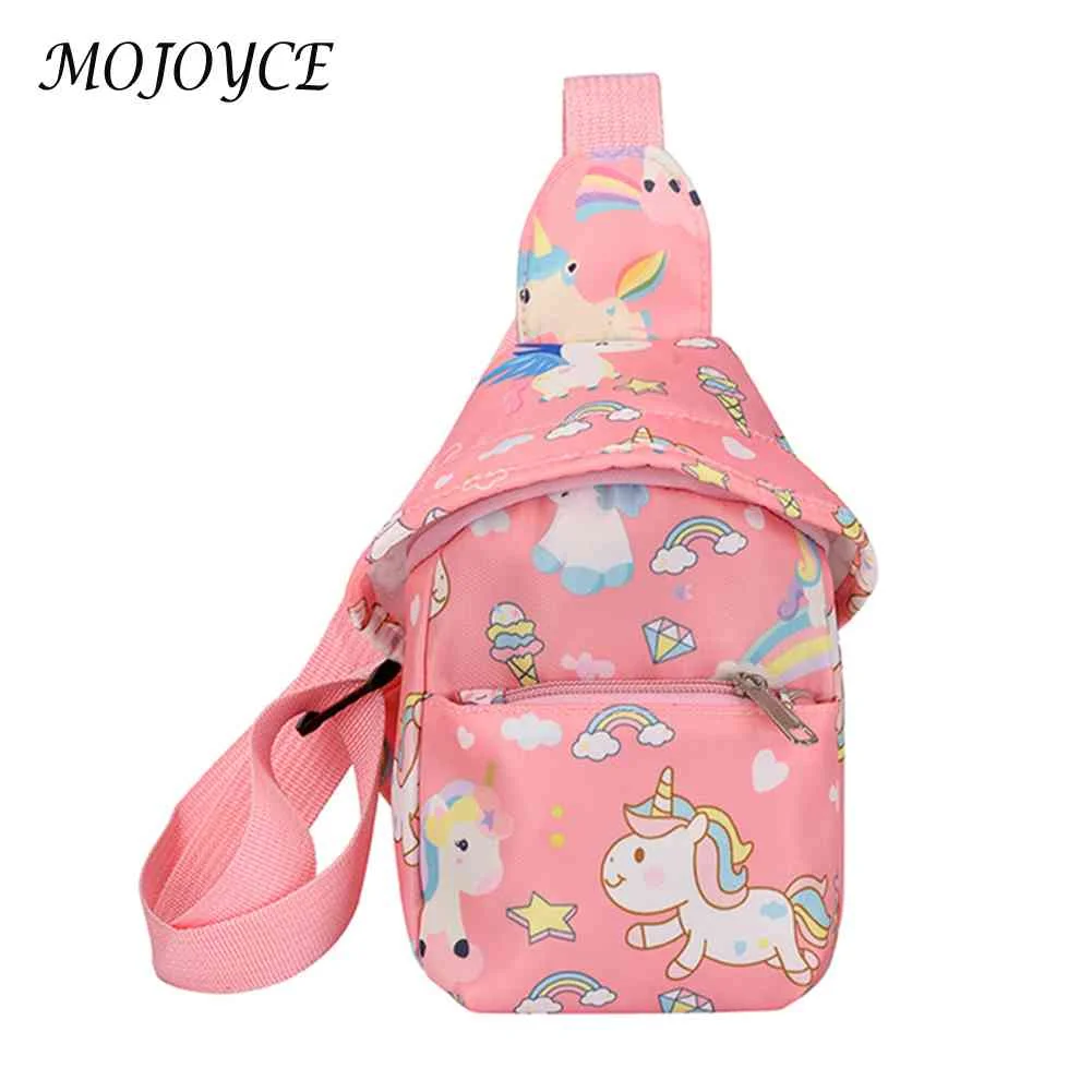 Children Cartoon Print Chest Bag Cute Crossbody Bags Casual Hats ...