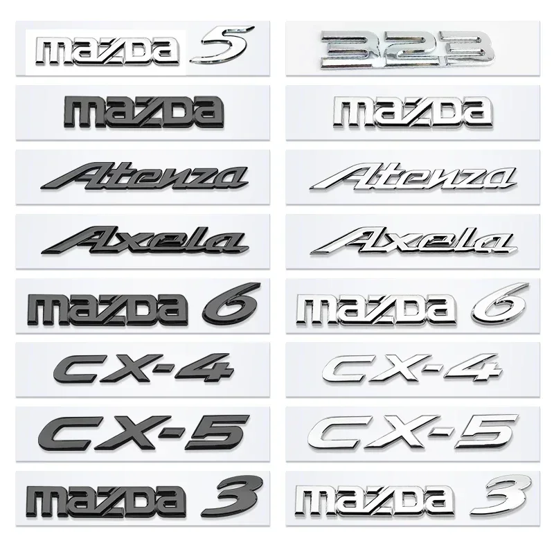 1pcs-3D-ABS-car-logo-Letters-Trunk-Emblem-Symbols-Badge-Sticker-for ...