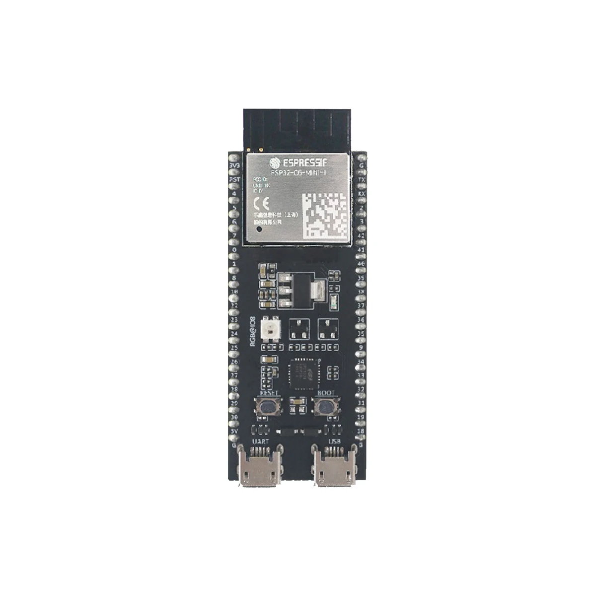Esp32 C6 Devkitm 1 Development Board Is Based On The Esp32 C6 Mini 1u Module Entry Level