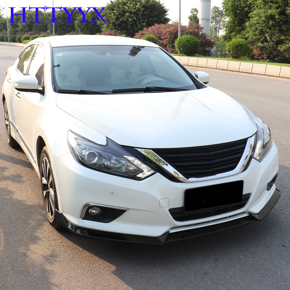 HTTYYX-Gloss-Black-Car-Front-Bumper-Splitter-Lip-Diffuser-Body-Kit ...