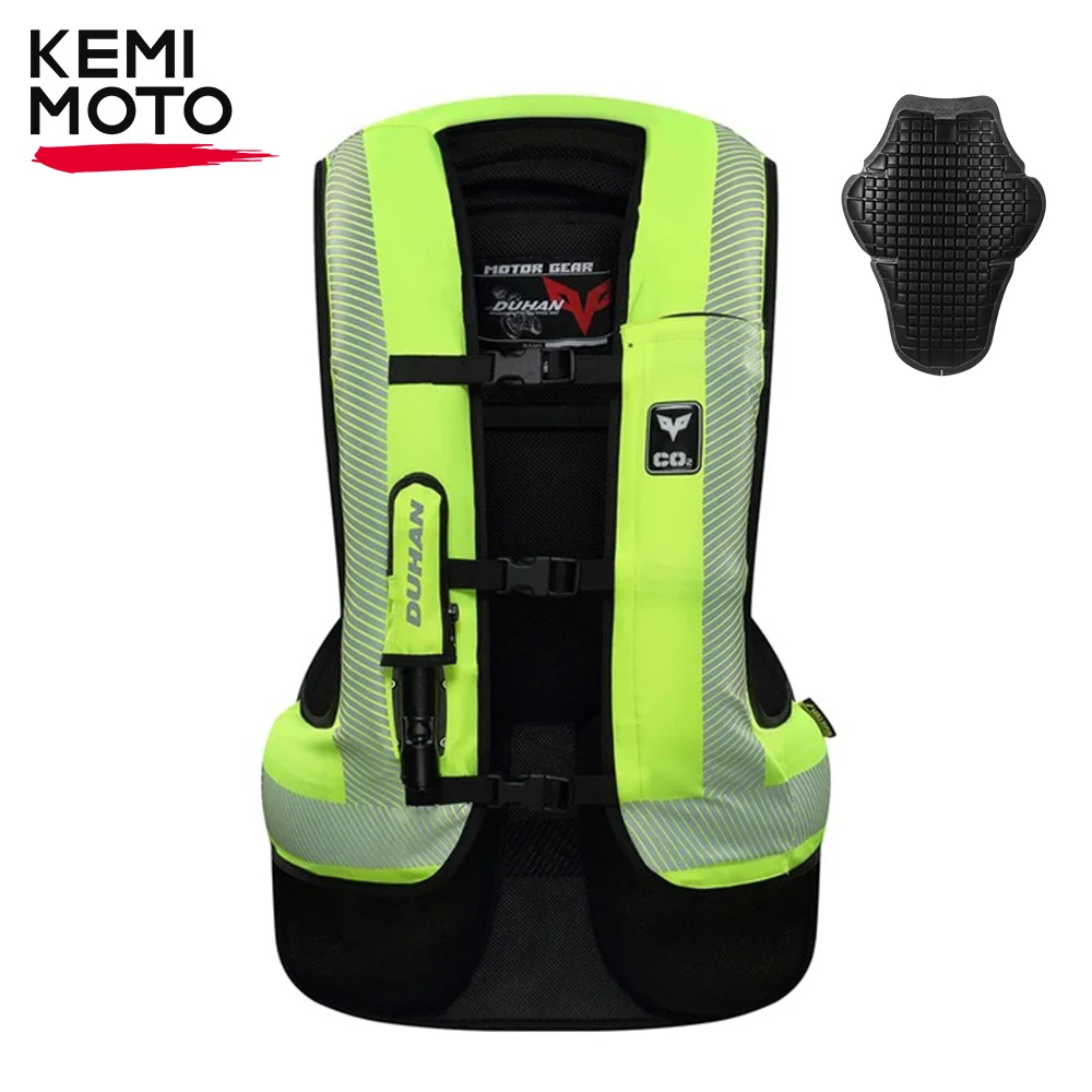 Motorcycle Air-bag Vest Jacket Air Bag Wear-resistant Reflective Safety ...