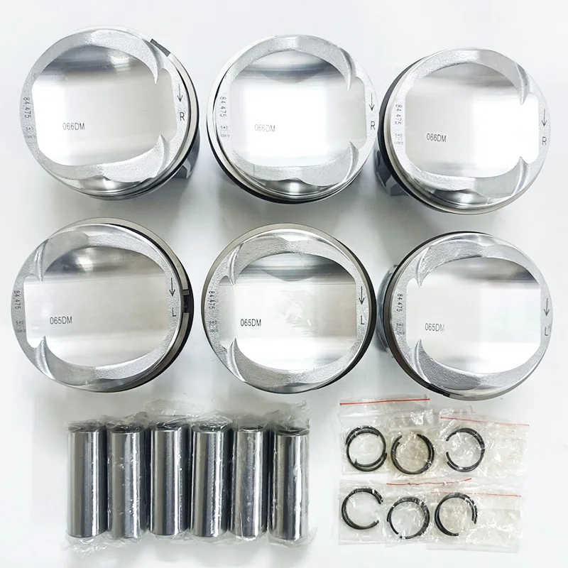 6-PCS-06E107066DM-06E107065DM-06E107065CJ-06E107066CJ-Piston-for-Audi ...