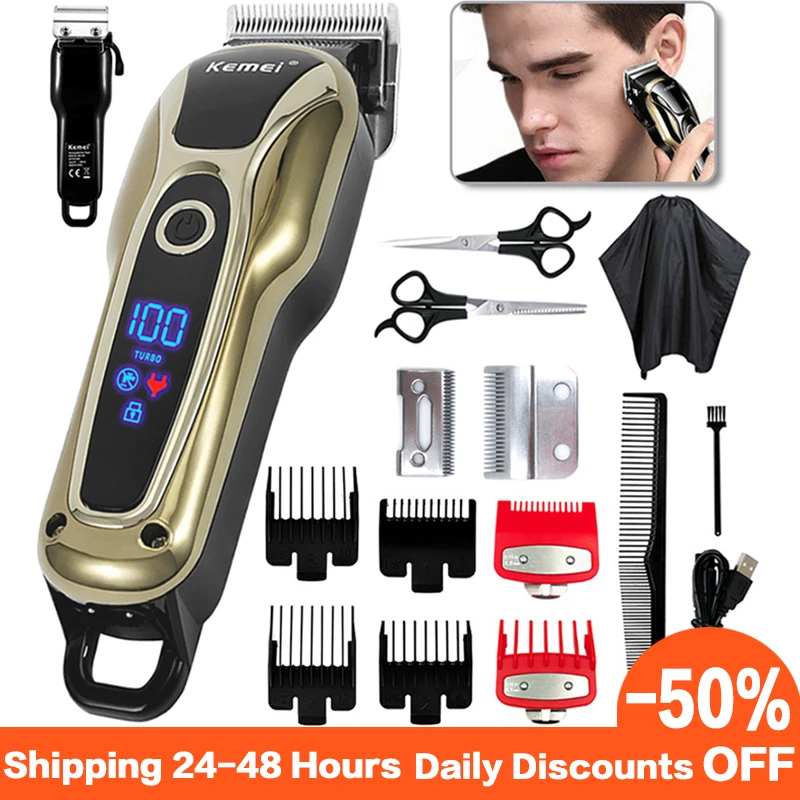 Kemei-Hair-Clipper-Men-s-Electric-Hair-Trimmer-Professional-Haircut ...