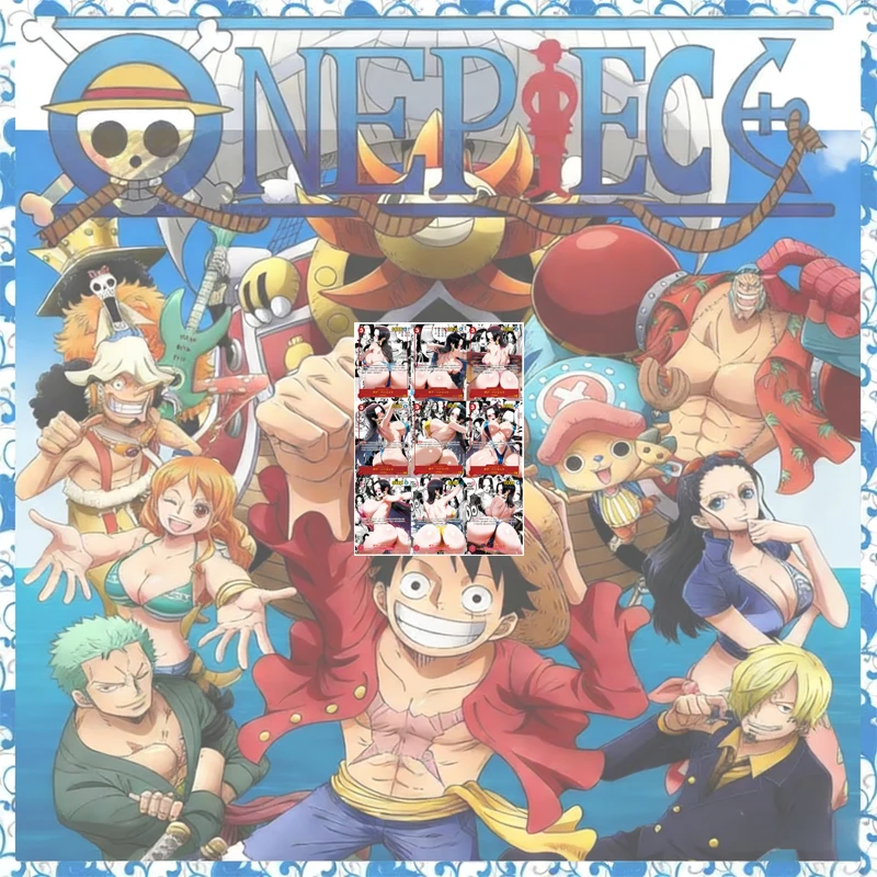Anime One Piece Diy Color Flash Cards Hancock Perona Nami Robin Yamato ...