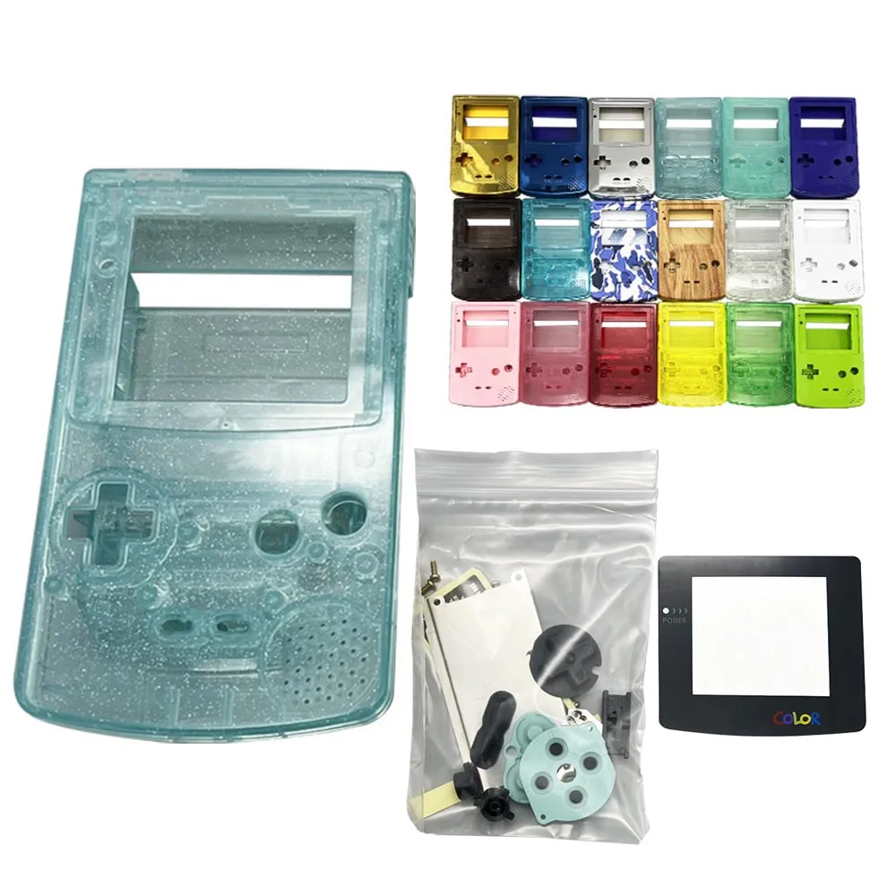High-Quality-Shell-For-GameBoy-Color-With-Glass-Lens-Button-Sticker ...