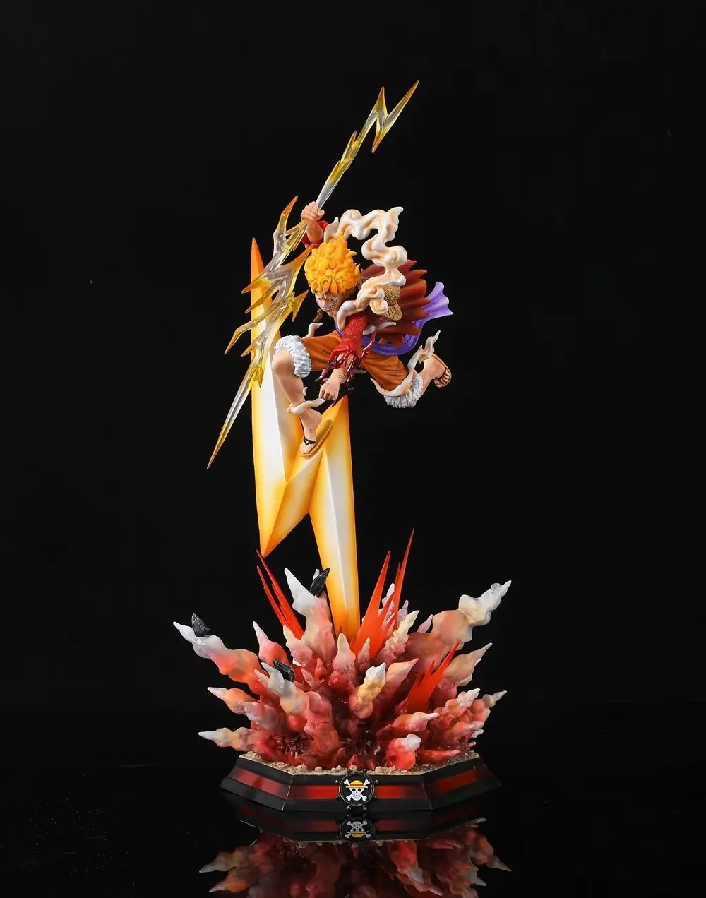 Anime Luffy One Piece Nika Gear 5 Luffy Figuras de acción Lightning ...