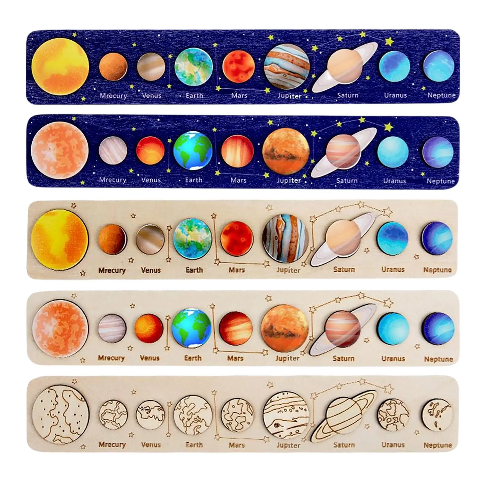 Solar-System-Board-Game-Educational-Toy-Planet-Learning-Toys-Fine-Motor ...