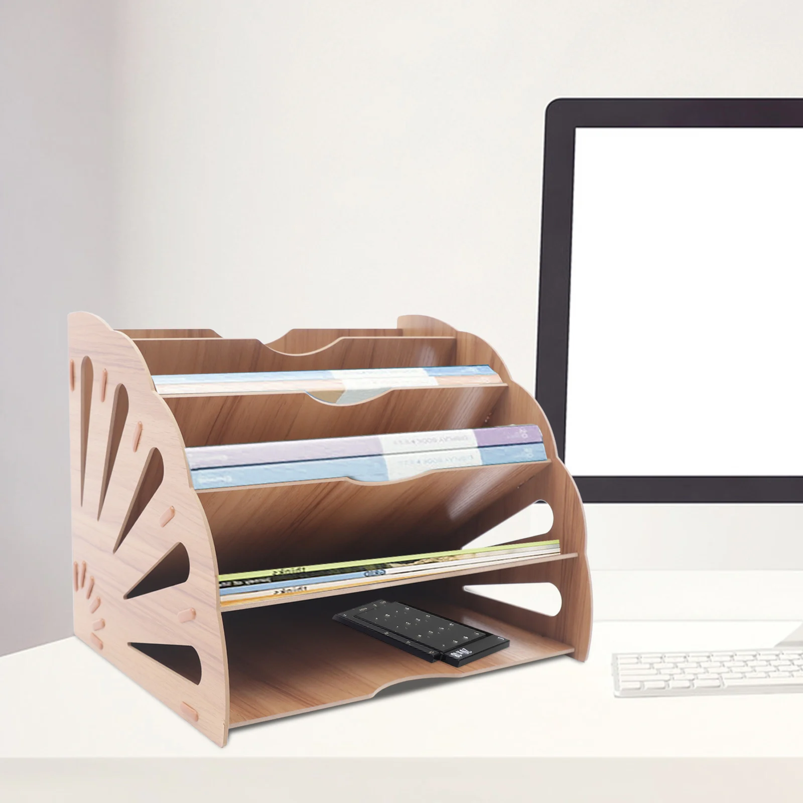 Wood Wall File Holder
