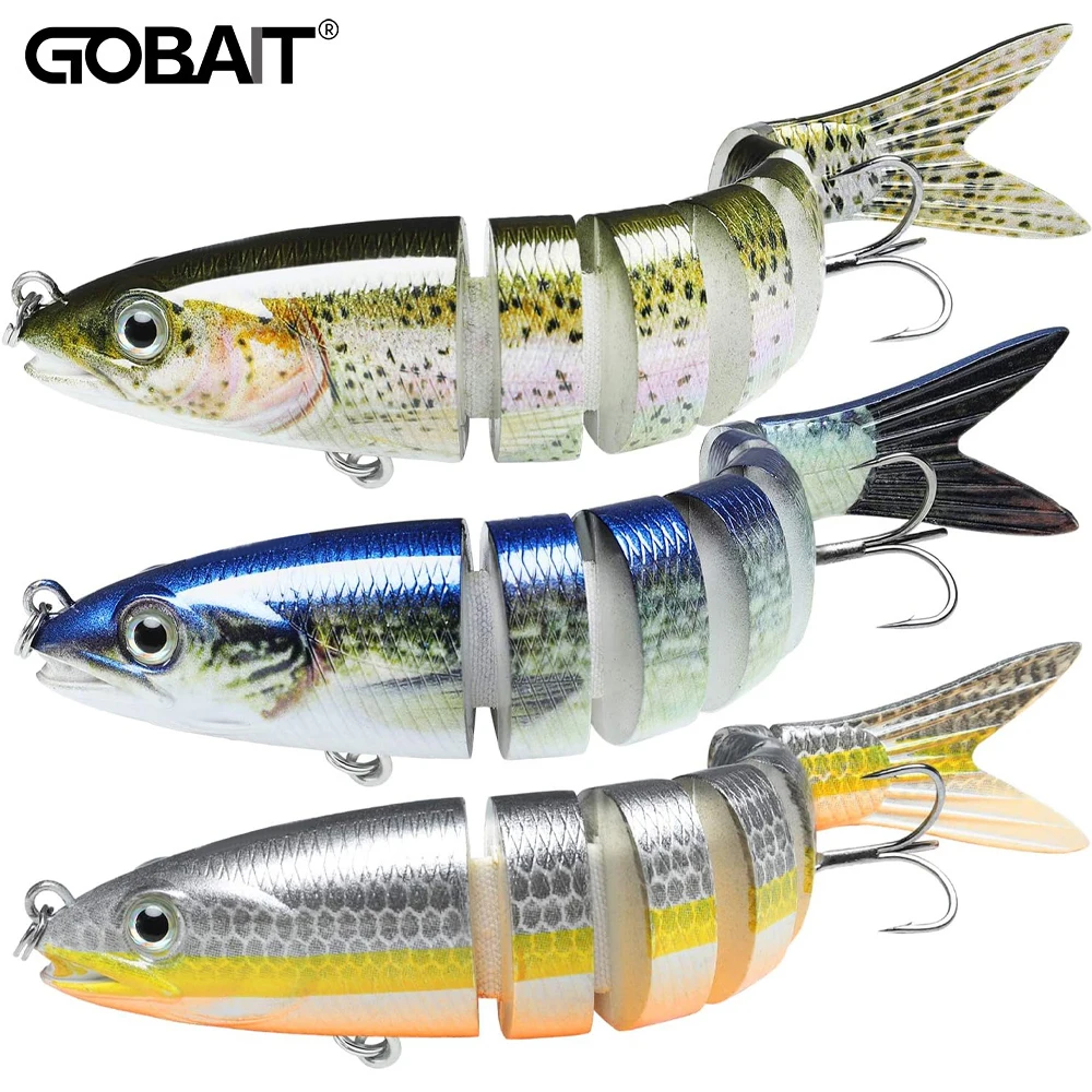 Multi-Joint-Bait-Fishing-Tackle-Swimbait-Slow-Sinking-Bionic-8-Segmento ...