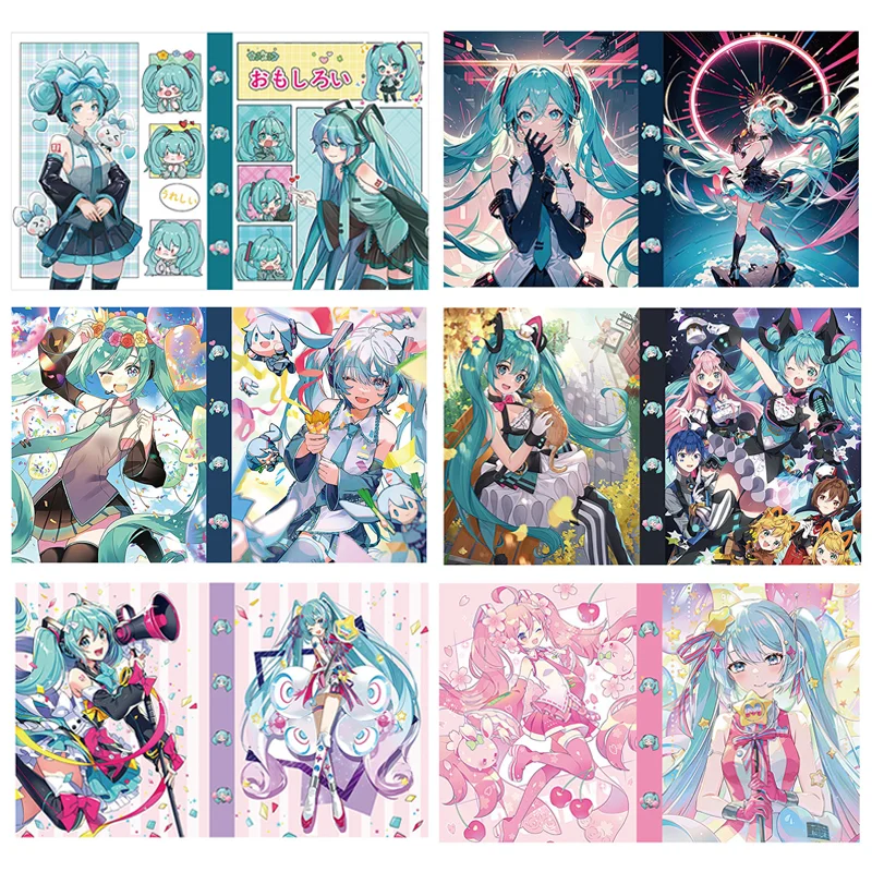 240-Pcs-Japanese-Cartoon-Anime-Virtual-Idol-Hatsune-Miku-Card-PP-Album ...