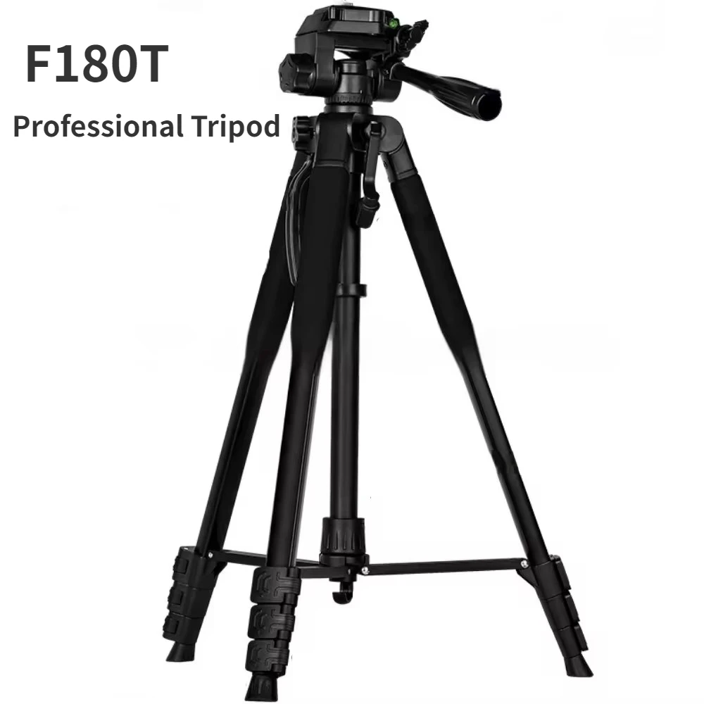 F180T-Tripod-for-Camera-Professional-Adjustable-Height-Tripe-Multi ...