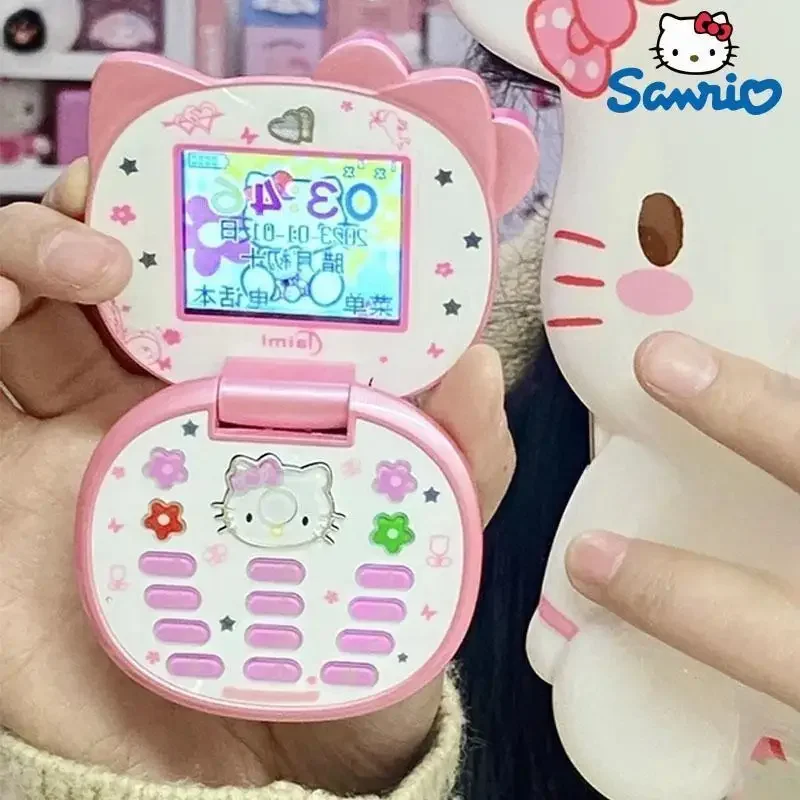 2023-K688-Kawaii-Sanrioed-Hello-Kitty-Flip-Phone-Cartoon-Cute-Children ...