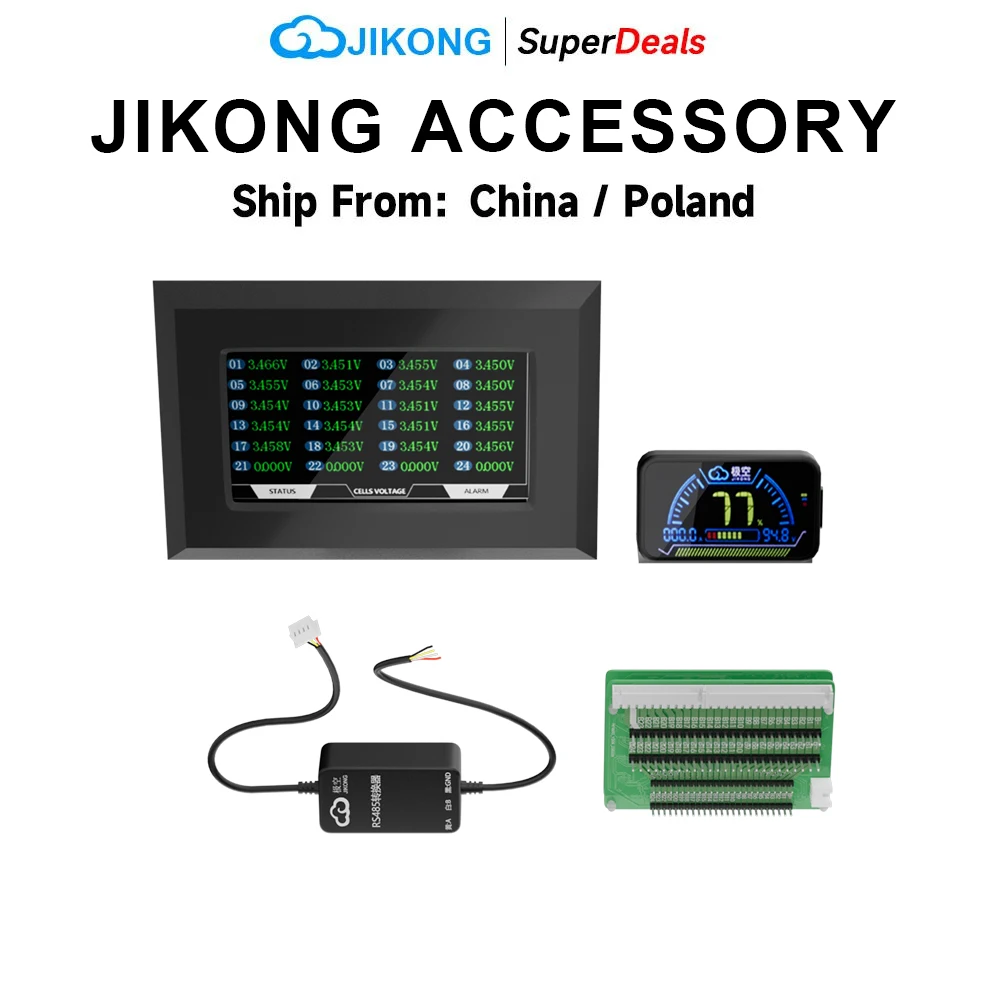 JKBMS-Accessory-RS485-CAN-Connects-Cables-4-3-inch-LCD-Display-2-inch ...