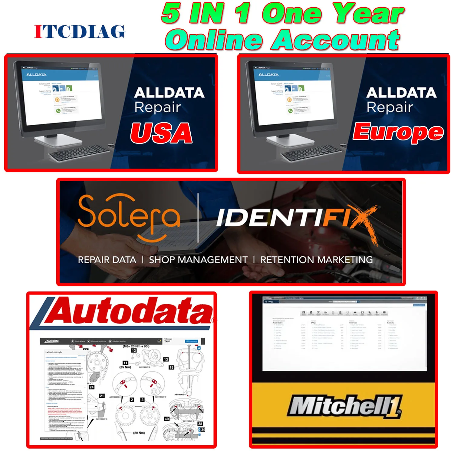 2024-5-IN-1-Identifix-Mitchell-Alldata-Repair-USA-Europe-EU-Autodata ...