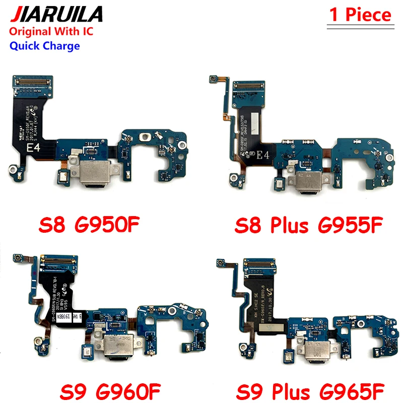 Original USB Charging Port Connector Flex For Samsung S8 S9 Plus G950F ...