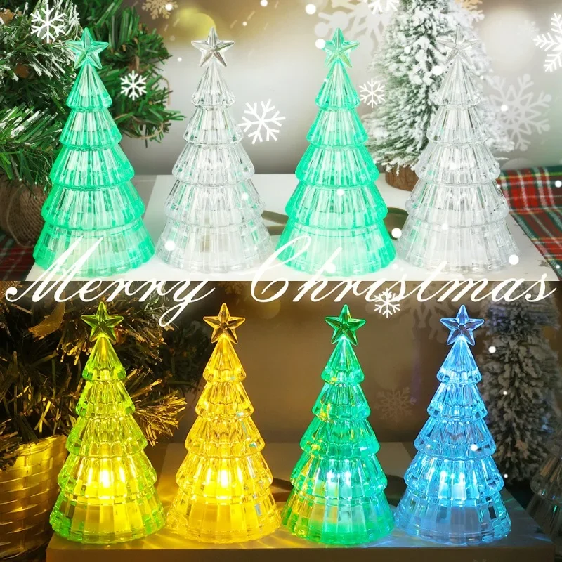 6-1PCS-Christmas-Tree-Night-Lights-LED-Colorful-Glowing-Lights-Bedroom ...