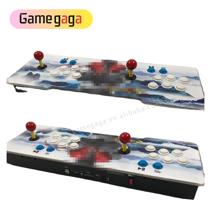 Consola-Arcade-Retro-de-mesa-cl-sica-para-2-jugadores-videojuego-3D ...