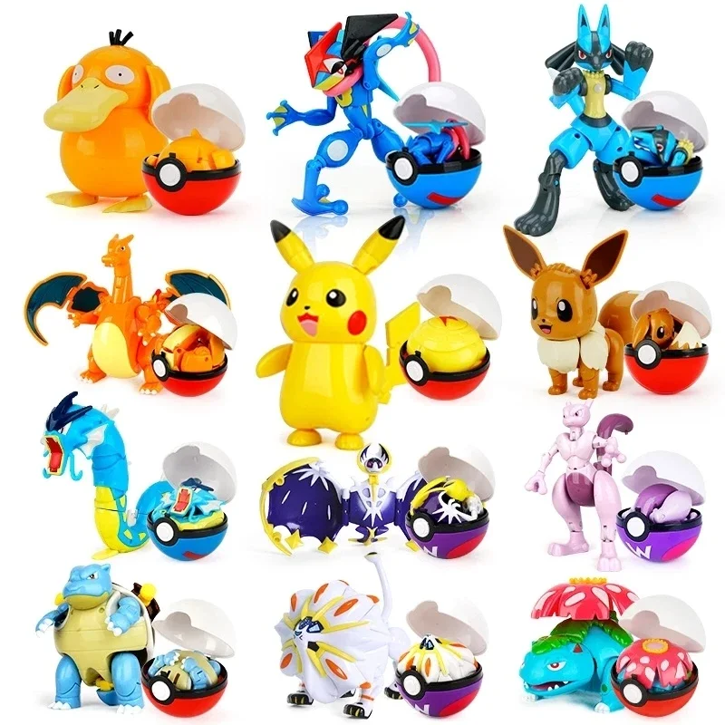 Pokemon-Ball-Variant-Brinquedos-para-Crian-as-Modelo-Pikachu-Jenny ...