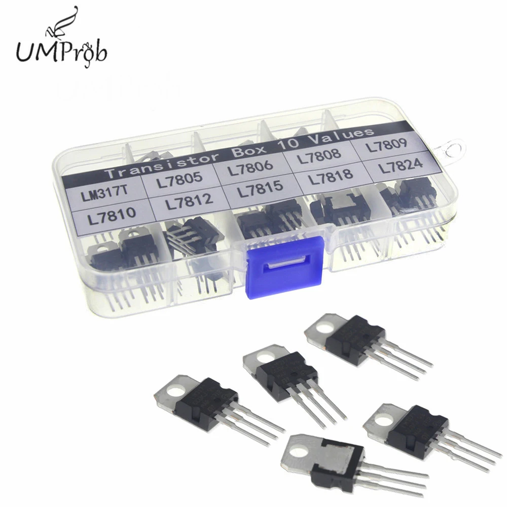 50PCS/Lot LM317T L7805 L7806 L7808 L7809 L7810 L7812 L7815 L7818 L7824 ...