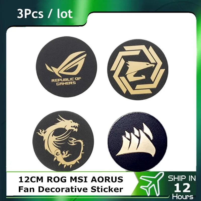 PC-Case-12CM-Metal-Sticker-ROG-MSI-AORUS-Decorative-Sticker-For-Label ...