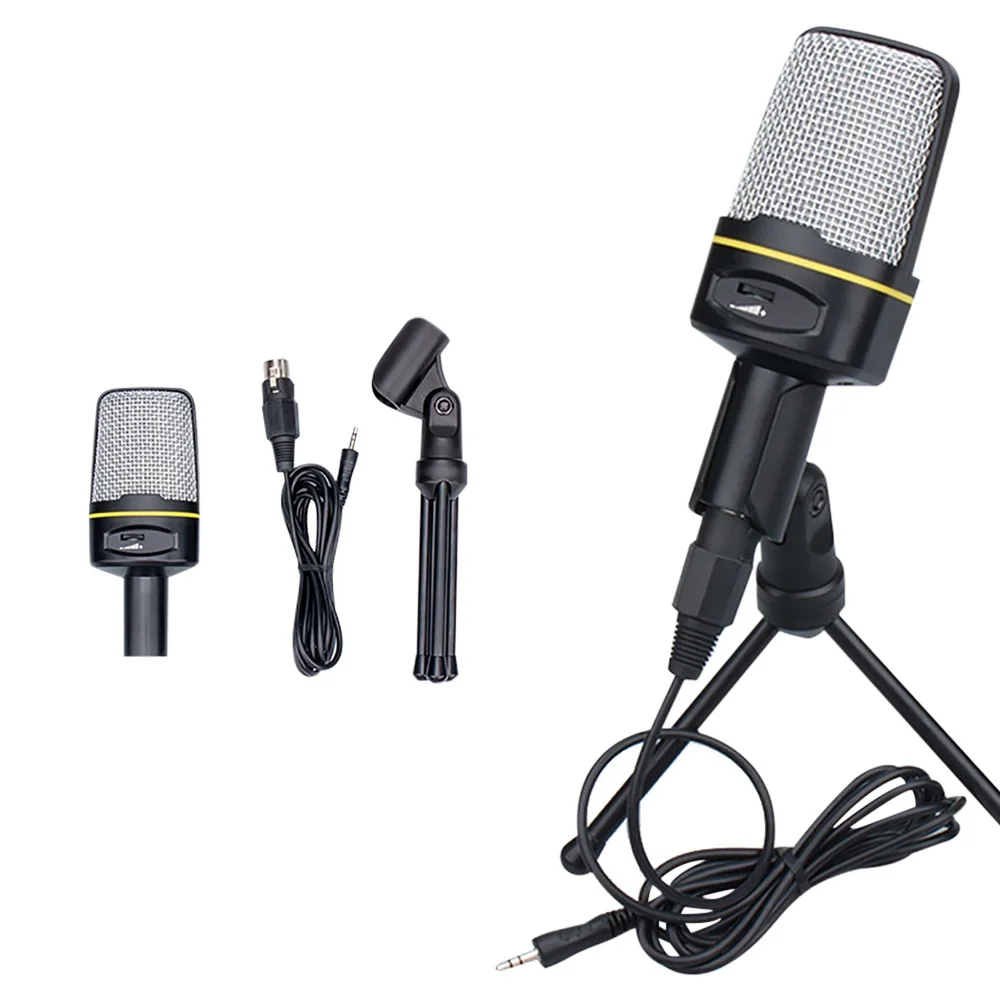 SF920-Condenser-Microphone-Profession-3-5mm-Wired-Studio-Capacitive-Mic ...