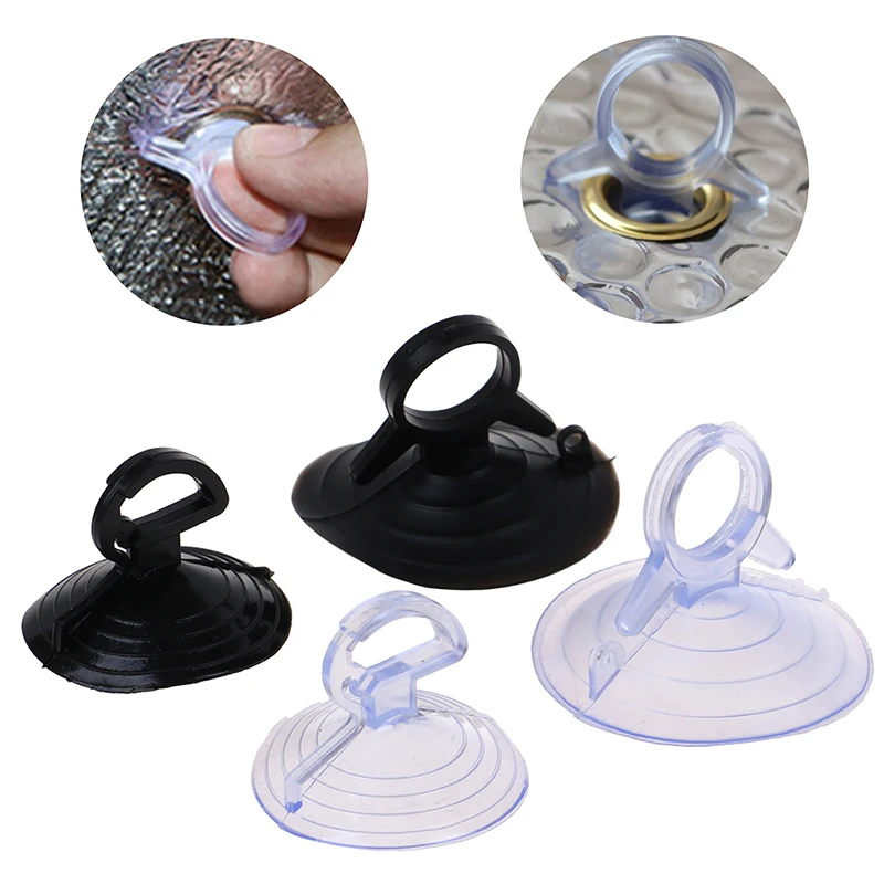 35/45mm 10 PCS Rubber Clear Suction Cup Sucker PVC Suction Cup Hook ...