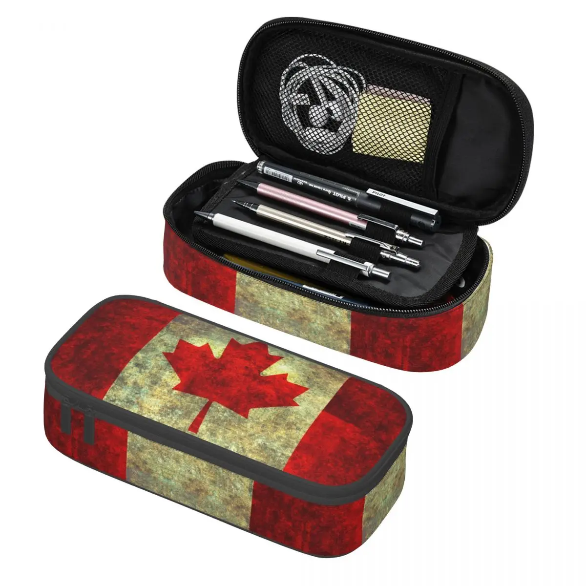 Customized-Flag-Of-Canada-Cute-Pencil-Cases-Boy-Girl-Big-Capacity ...