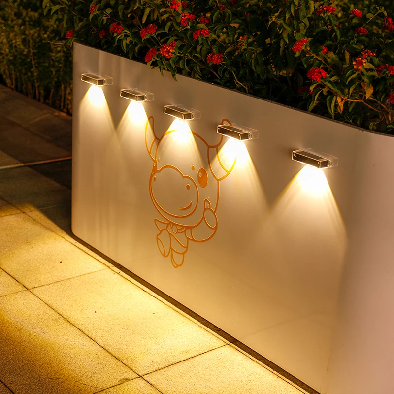 Solar Wall Lights Outdoor LED Lamp Waterproof Night Light for Garden ...