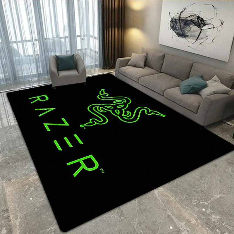 Game-razer-logo-printed-carpet-washroom-floor-mat-carpets-for-living ...