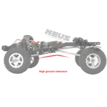 Meus Racing SCX24 LCG Carbon Fiber Chassis Frame Transmission Front ...