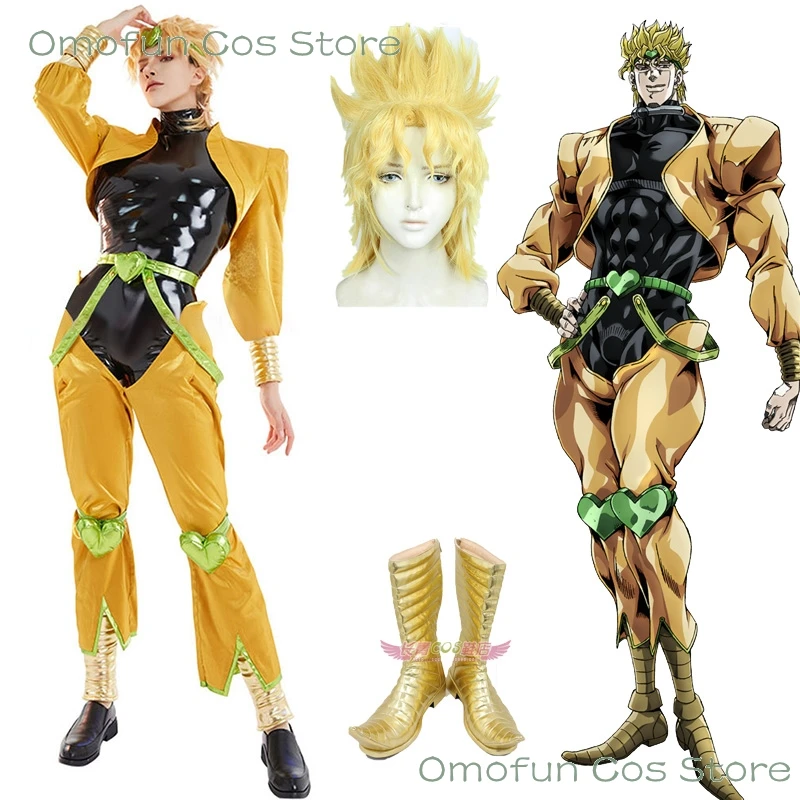 Dio brando cosplay roupas botas roupa peruca anime jojo aventura ...