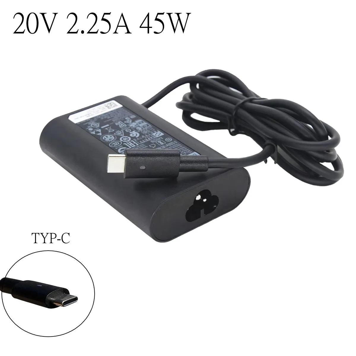 20V-2-25A-45W-Type-C-Slim-Power-Adapter-USB-C-Laptop-Charger-For-Dell ...
