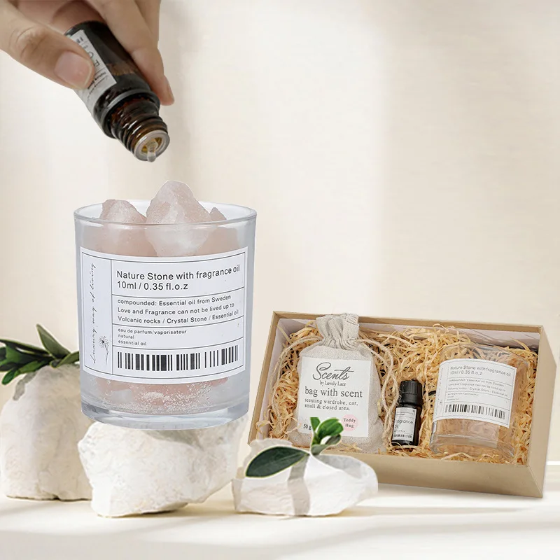 Aromatherapy Fire-free Fragrance Indoor Crystal Diffuser Stone ...