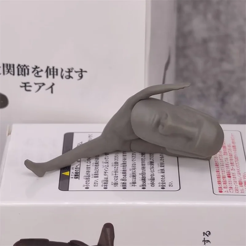 Figura de acción de la Isla de Pascua, modelo moai deportivo de dibujos ...