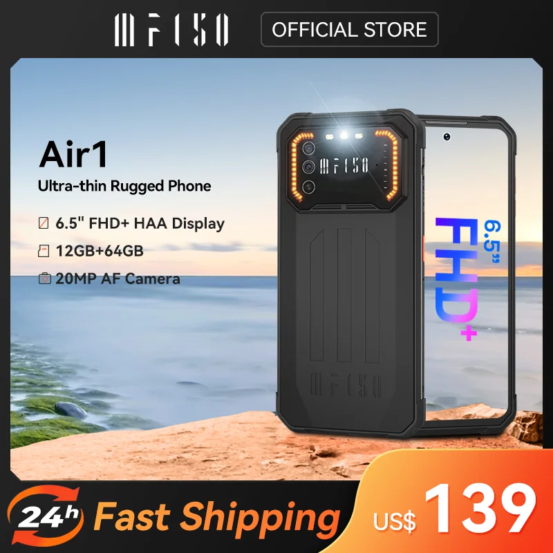 IIIF150-Air1-6-5-FHD-Rugged-Smartphone-IP68-IP69K-6-64GB-Waterproof ...