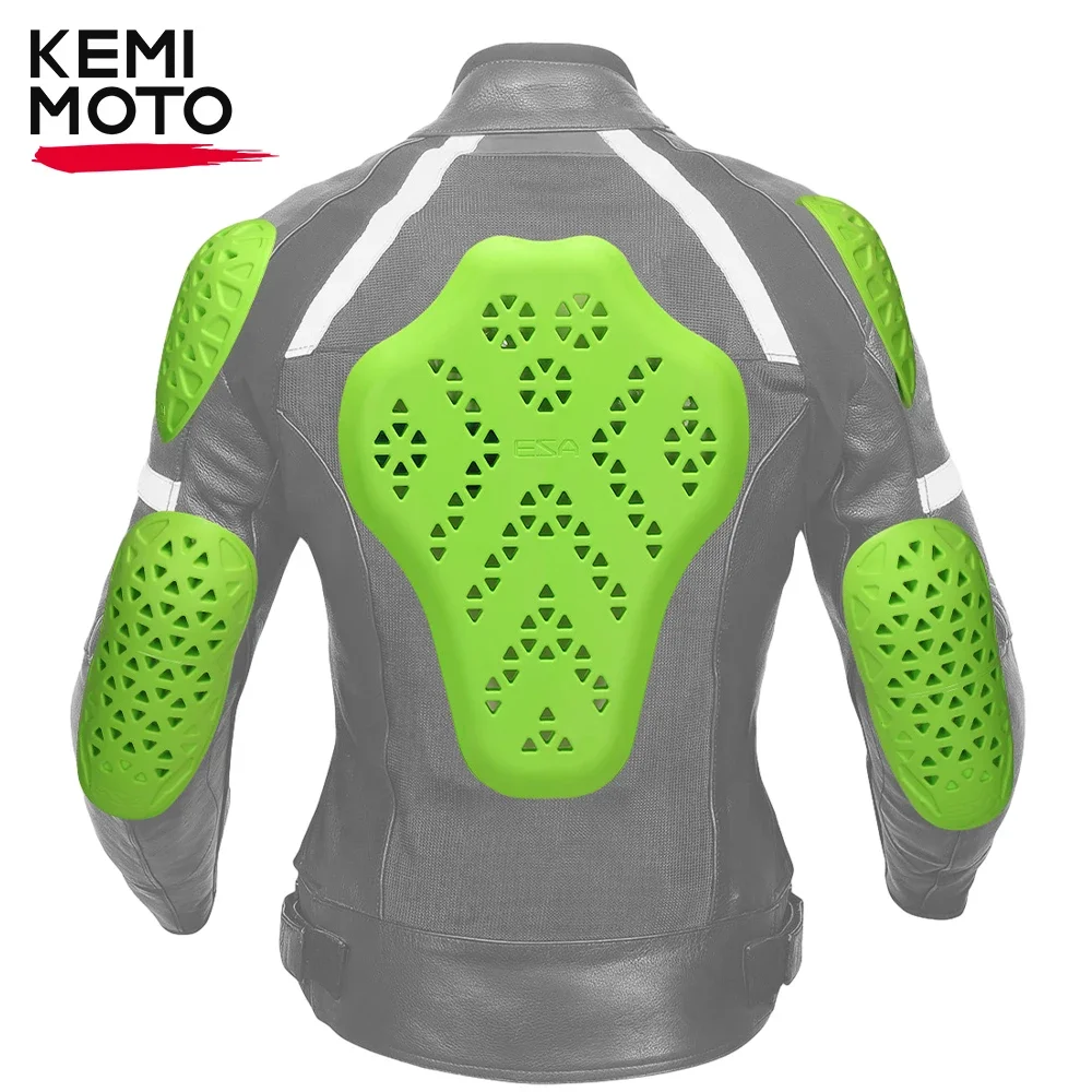 KEMIMOTO-CE-Level-2-Back-Armor-Protector-Pad-Elbow-Shoulder-Protective ...