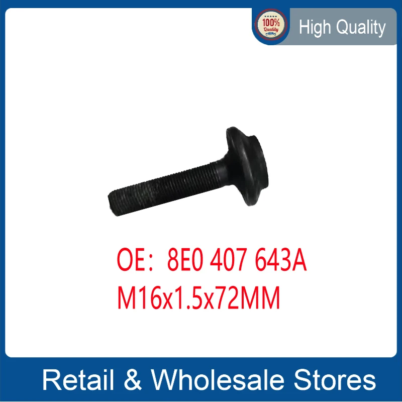 M16x1.5x72MM 8E0407643A WHEEL HUB CENTER BOLT Outer Screw Axle Bolt 8E0 ...