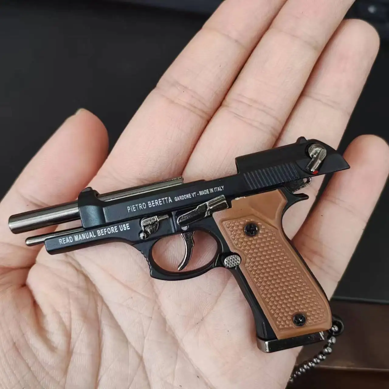 Detachable-1-3-92f-Alloy-Pistol-Model-Portable-Keychain-Toy-Gun-Fidget ...