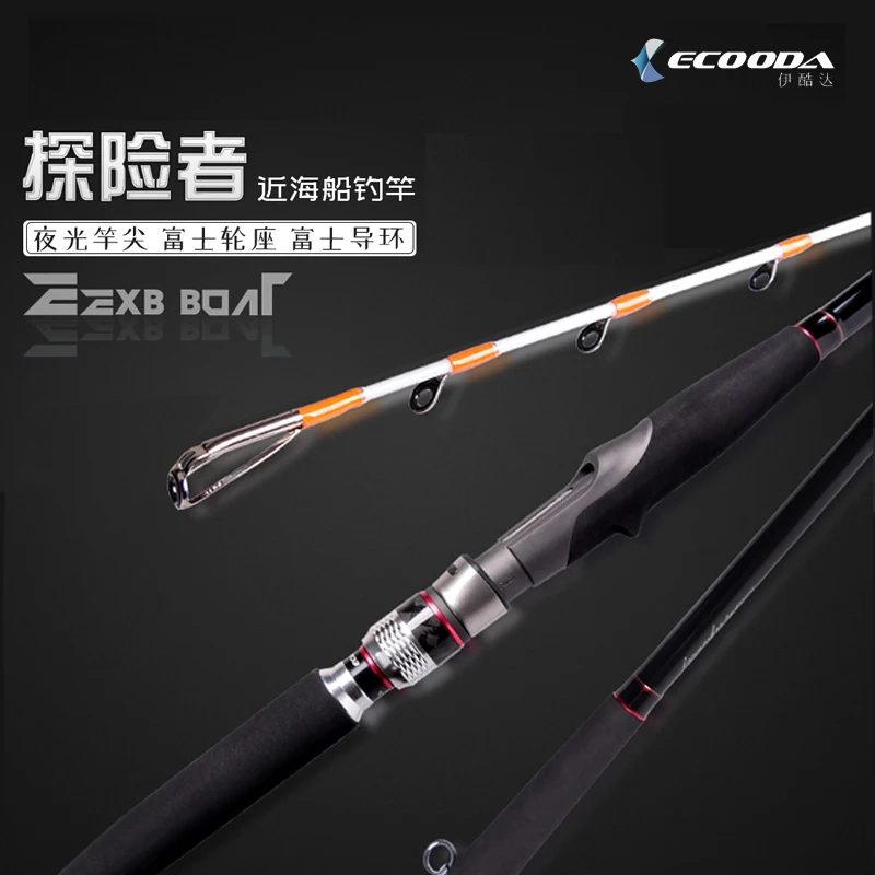 2022 Ecooda Eexb Offshore Boat Fishing Rod Full Fuji Parts 2.1m/2.4m ...