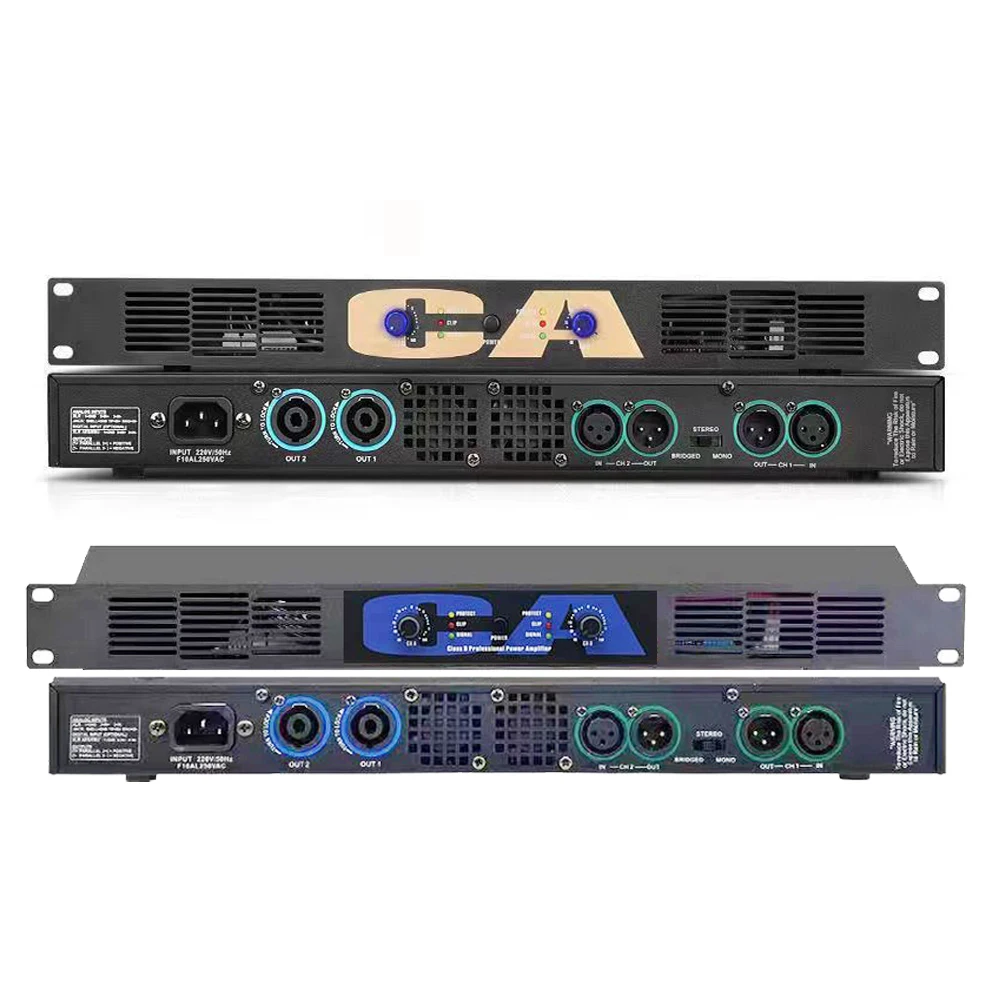 AMG450 Dual Channel 2400W Peak Digital Power Amplifier Bridge Feature ...