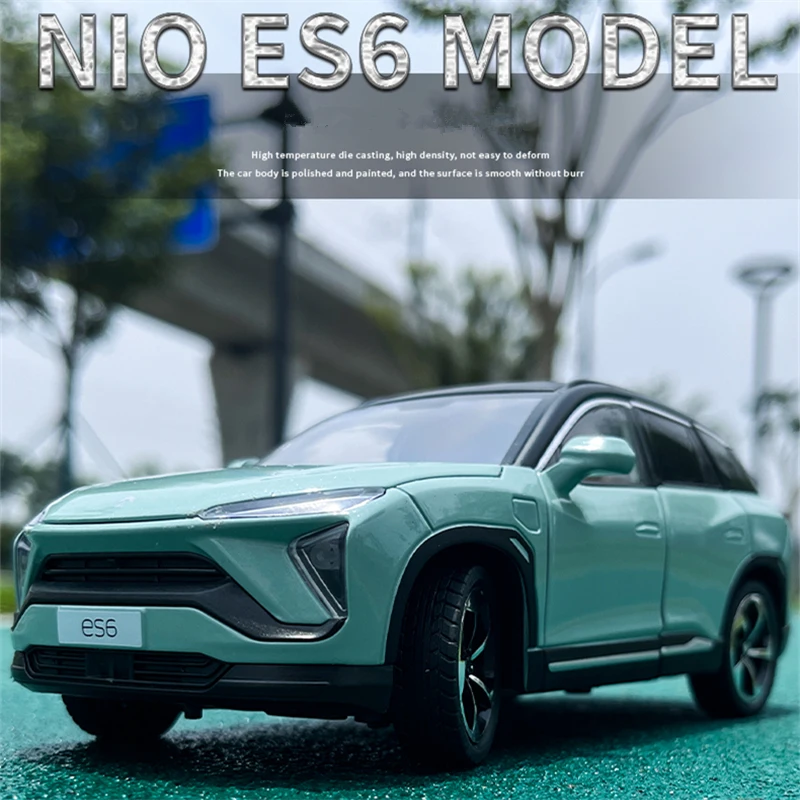 Electric Car Model | Car Model Diecasts | Sound Light | Boys Toy | Nio Car - 1 24 Es6 Alloy ...
