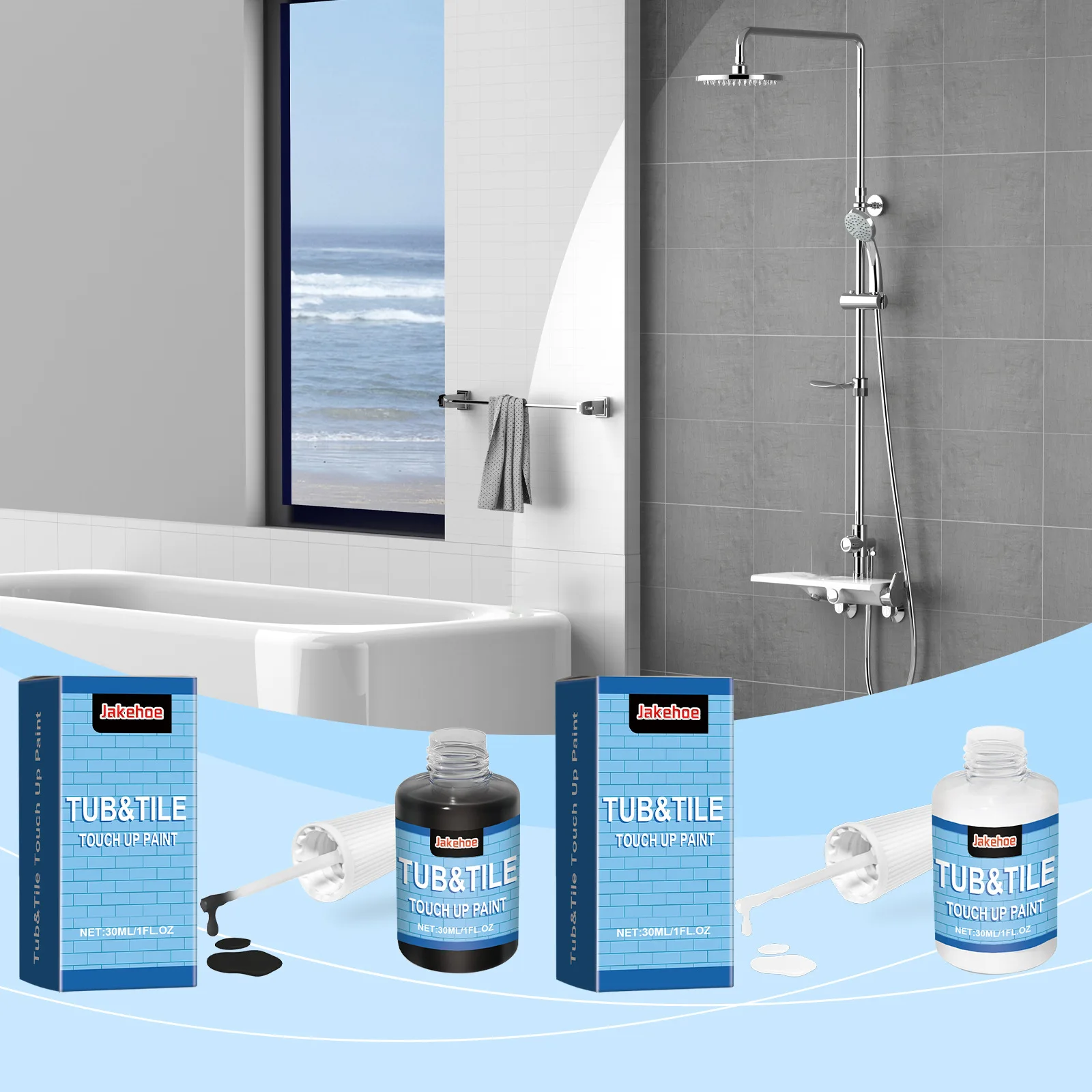 30ml/box Tile Repair Paint for Home Use - for Tiles Marble Bathtubs ...