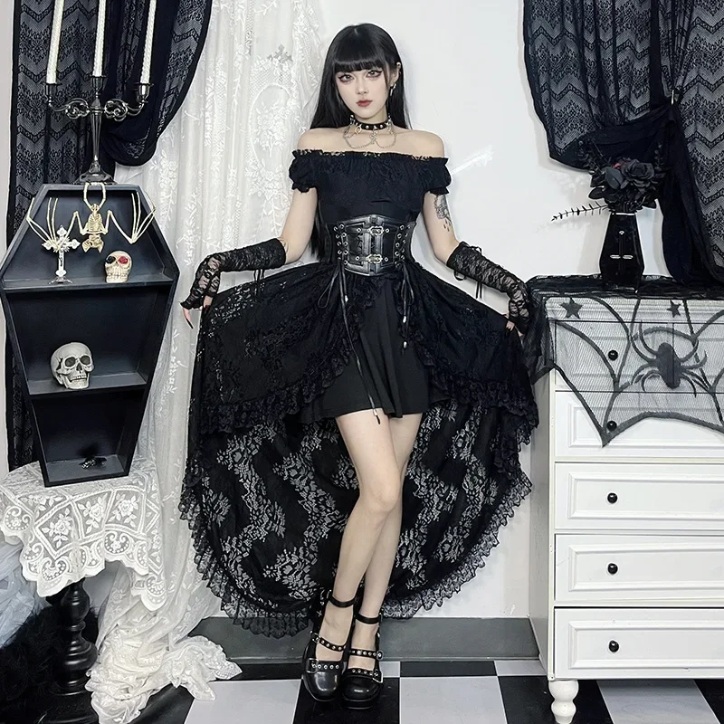Women-s-Gothic-Dress-Short-New-Fashion-Style-Music-Festival-Flutter ...