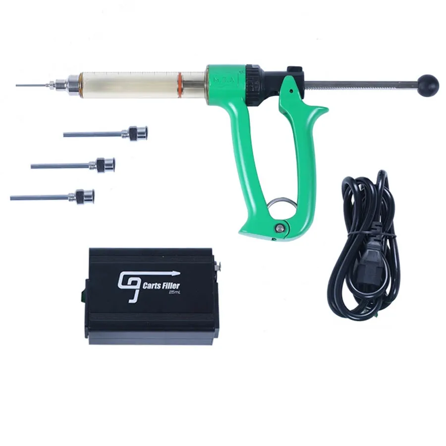 Semi-Automatic Cartridge Filling Machine 25ml for Thick Oil Carts Oil ...