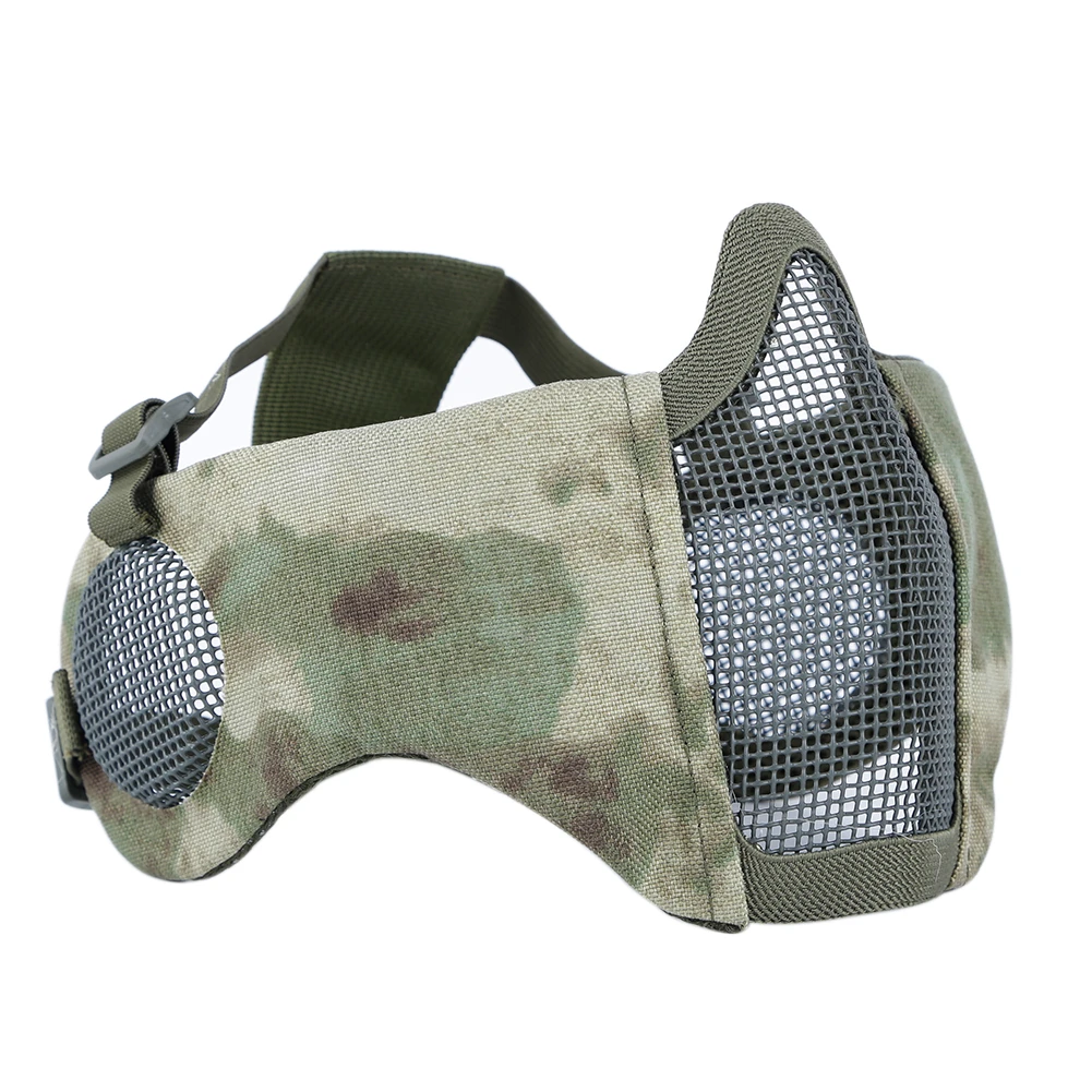 Tactical Airsoft Paintball Mask Metal Steel Mesh Mask CS Wargame ...