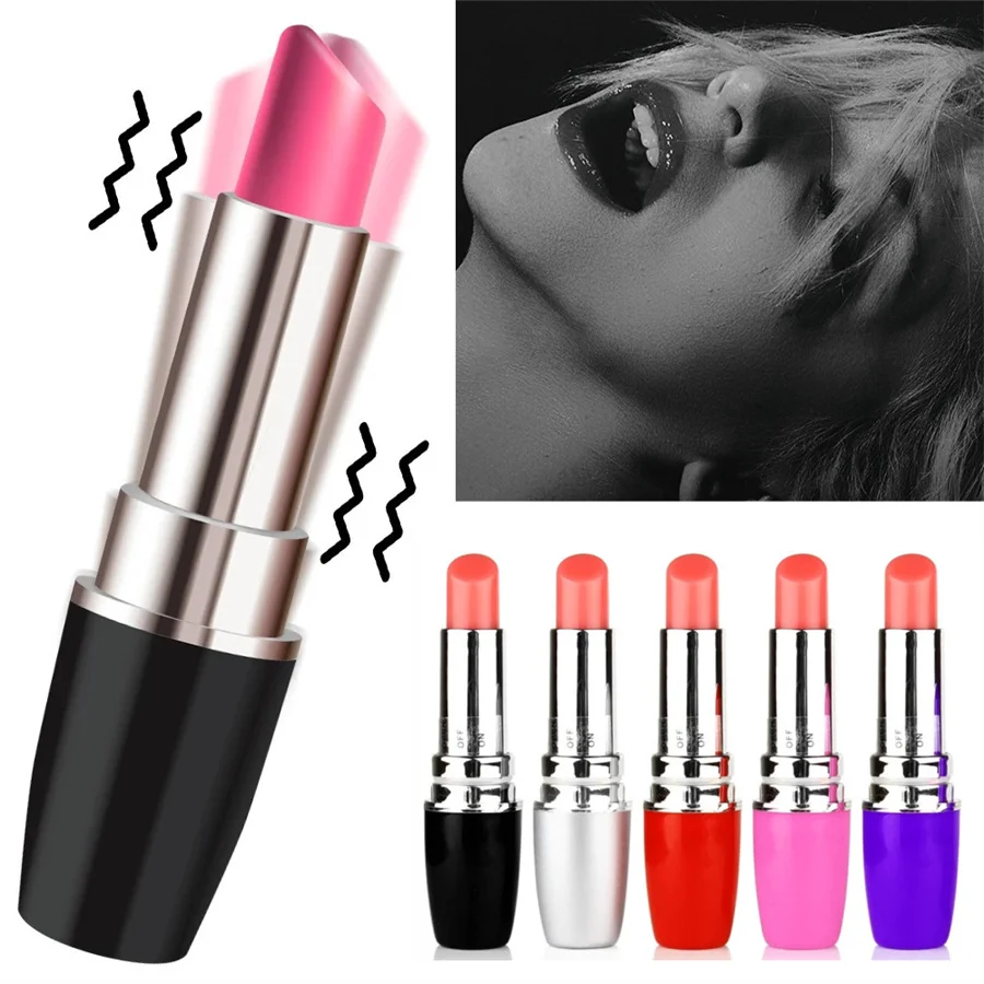 Mini-l-piz-labial-secreto-vibrador-tipo-bala-masajeador-de-punto-G ...